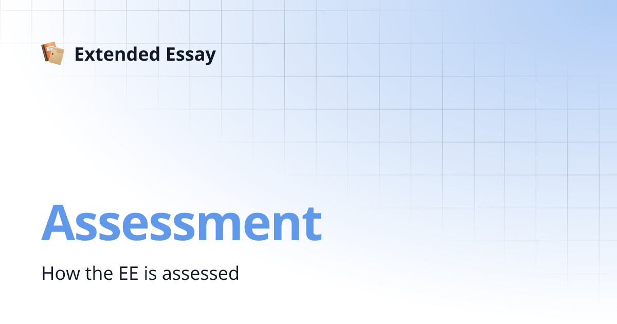 Assessment | Extended Essay